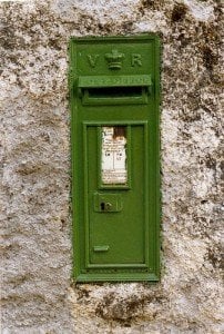 Green Irish Post Boxes or Mail Boxes