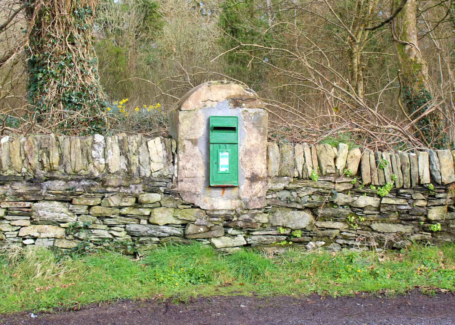 Green Irish Post Boxes or Mail Boxes