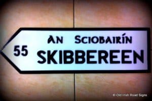 Old Irish Road Signs