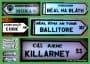 Old Irish Road Signs