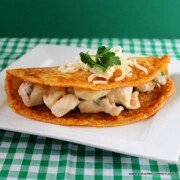 Creamy Chicken And Mushroom Stuffed Boxty