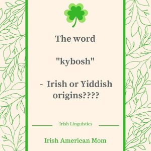 Putting The Kybosh on Things