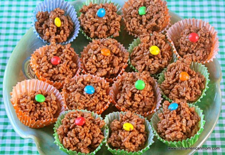 Irish Rice Krispie Buns
