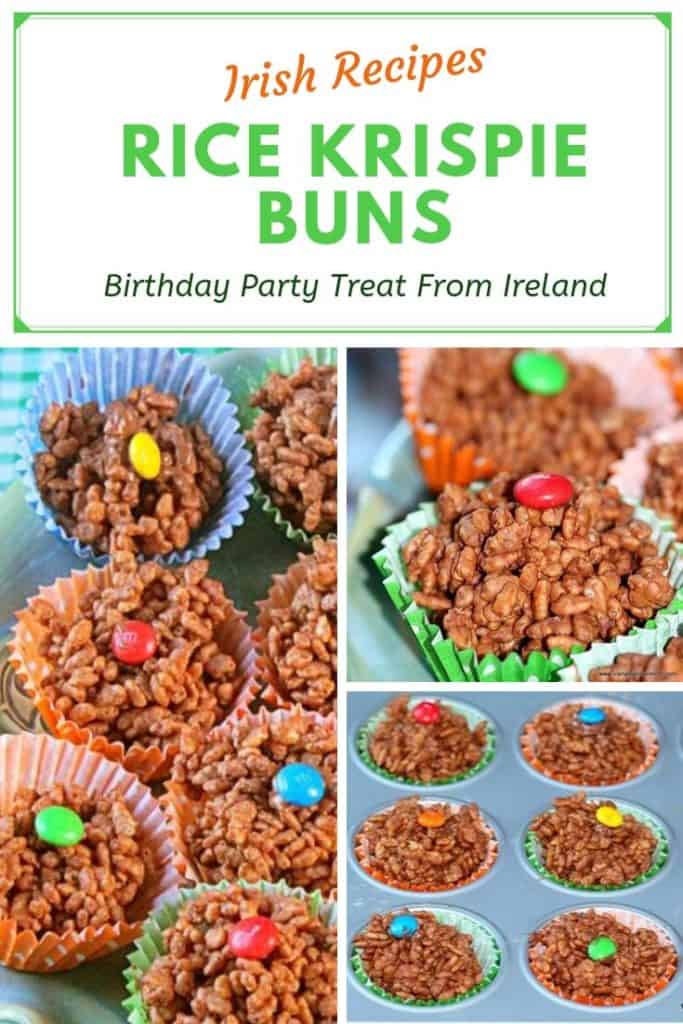 Irish Rice Krispie Buns