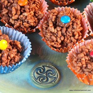 Irish Rice Krispie Buns
