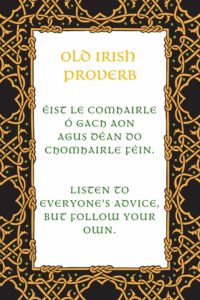Irish Proverbs About Proverbs