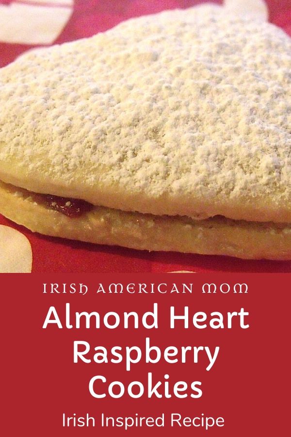 Almond Heart Raspberry Cookie Sandwiches