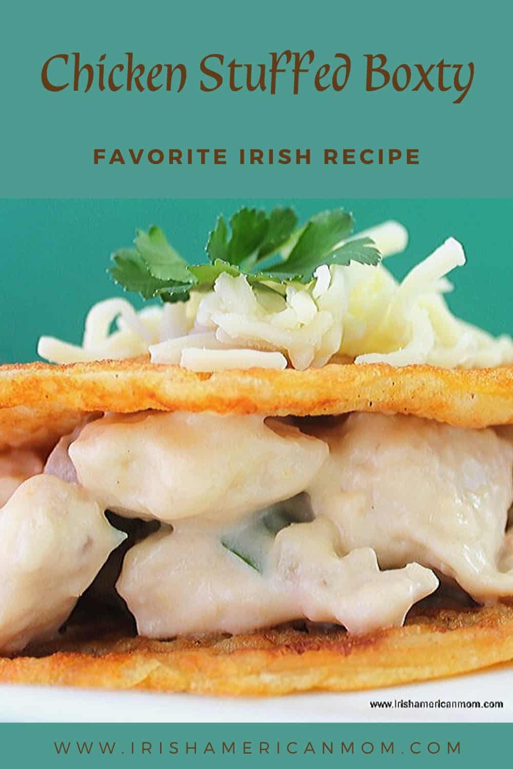 Creamy Chicken And Mushroom Stuffed Boxty