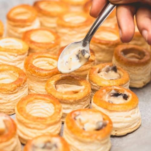 Chicken and Mushroom Vol-Au-Vents