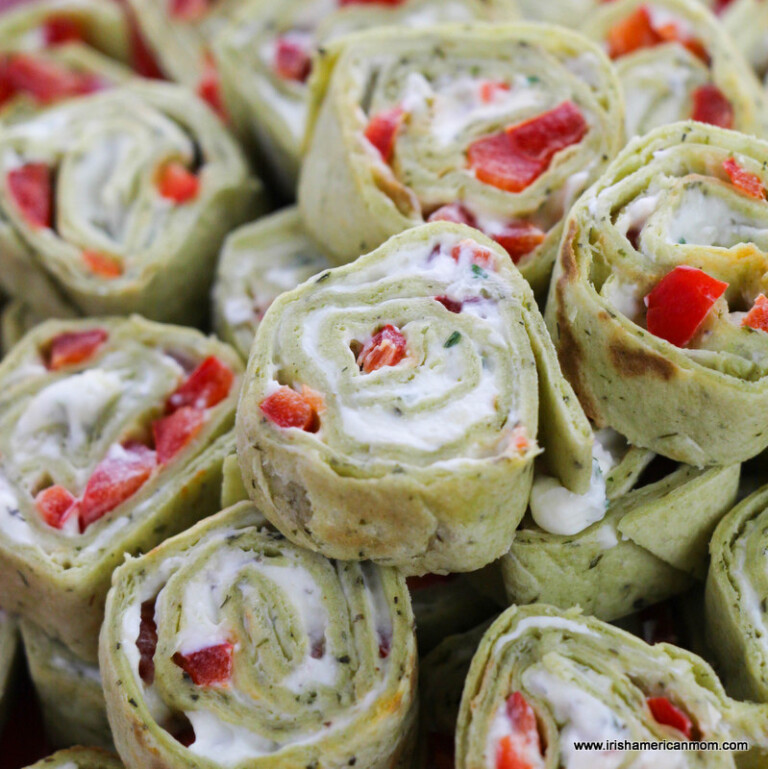 Christmas Pinwheel Sandwiches For The Festive Season