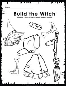 Halloween Activity Sheets For At Home Fun