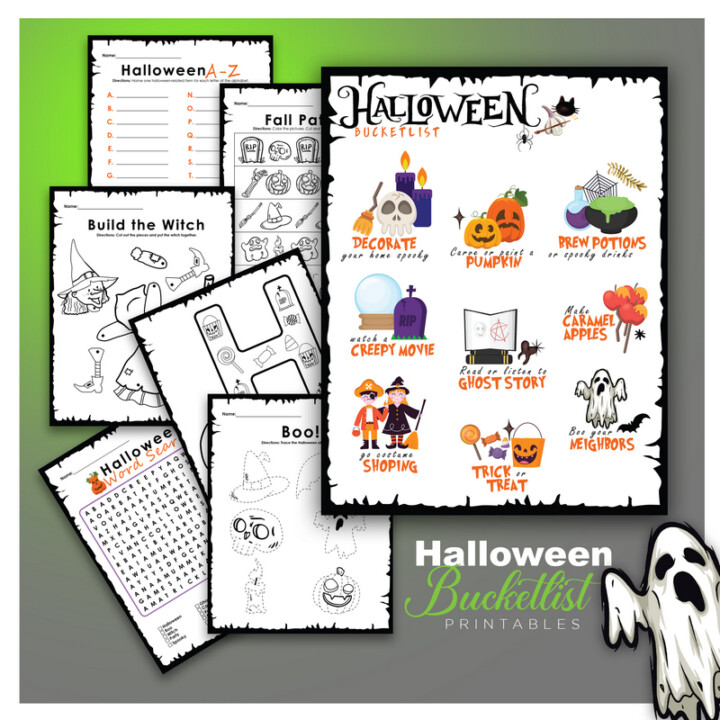 Halloween Activity Sheets For At Home Fun