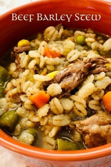 Deliciously Hearty Beef Barley Stew
