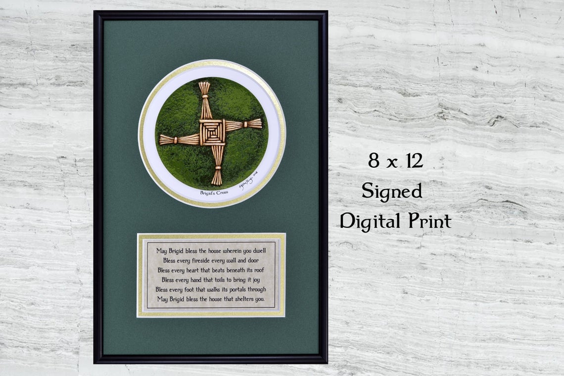 Saint Brigid's Blessing For The Home Framed Printable