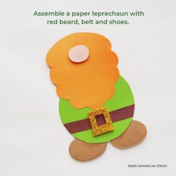 Create Your Own Paper Leprechaun For Saint Patrick's Day