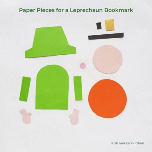 Paper Leprechaun Bookmark Craft