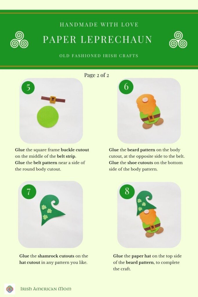 Create Your Own Paper Leprechaun For Saint Patrick's Day