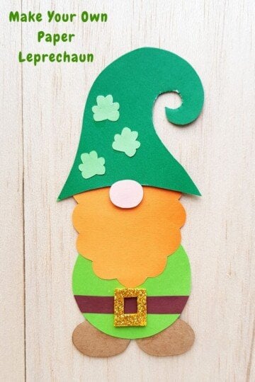 Create Your Own Paper Leprechaun For Saint Patrick's Day