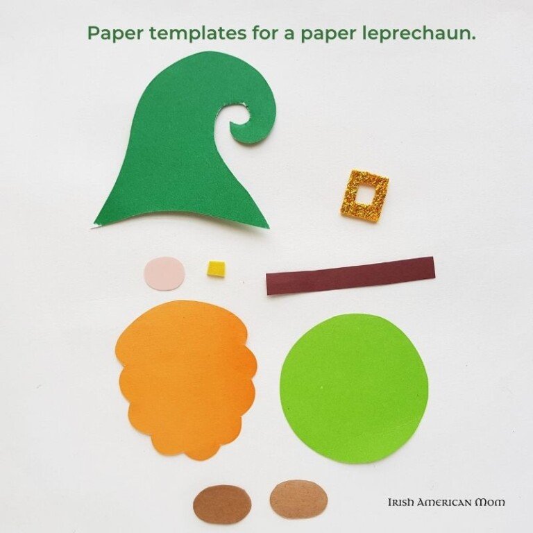 Create Your Own Paper Leprechaun For Saint Patrick's Day