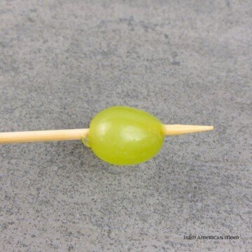 Green Grape Snake Snacks For Celebrating Saint Patrick's Day