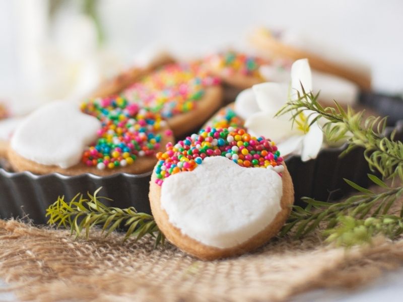 Colorful Easter Egg Sugar Cookies