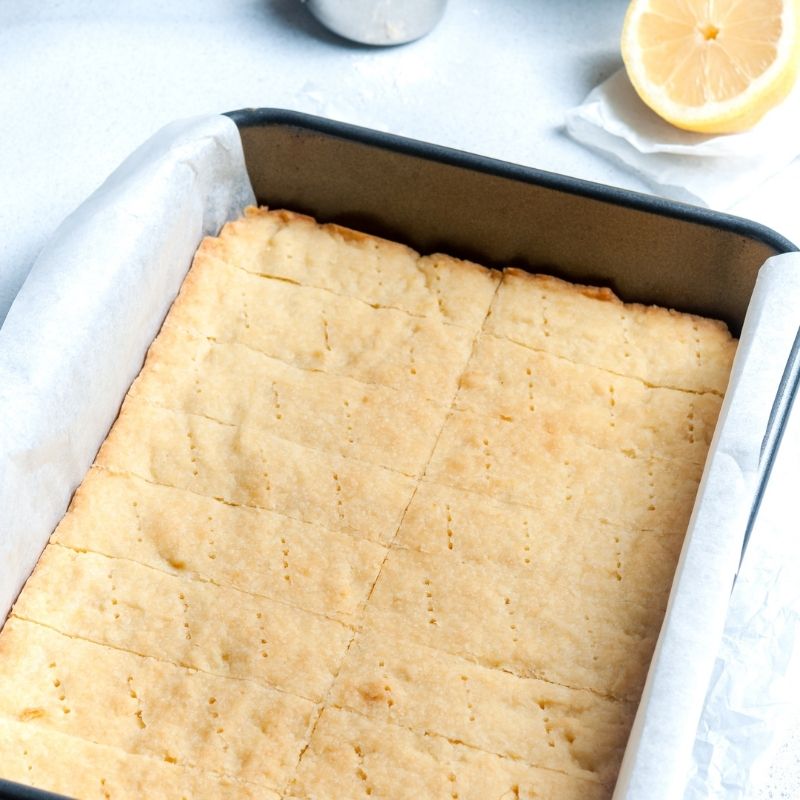 Tender Melt In Your Mouth Lemon Shortbread Bars
