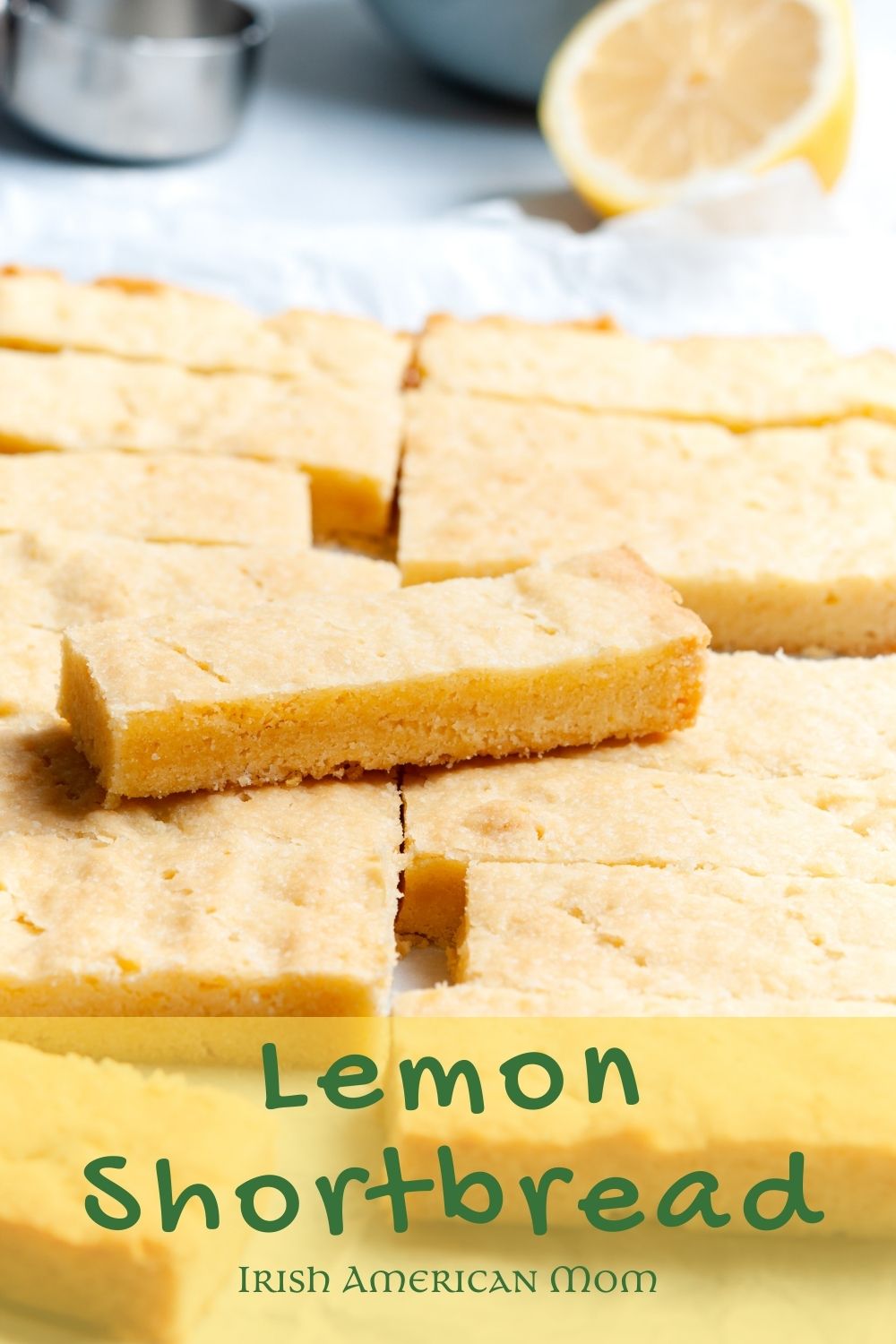Tender Melt In Your Mouth Lemon Shortbread Bars