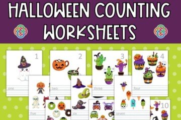 Halloween Counting Sheets For Spooky Learning Fun