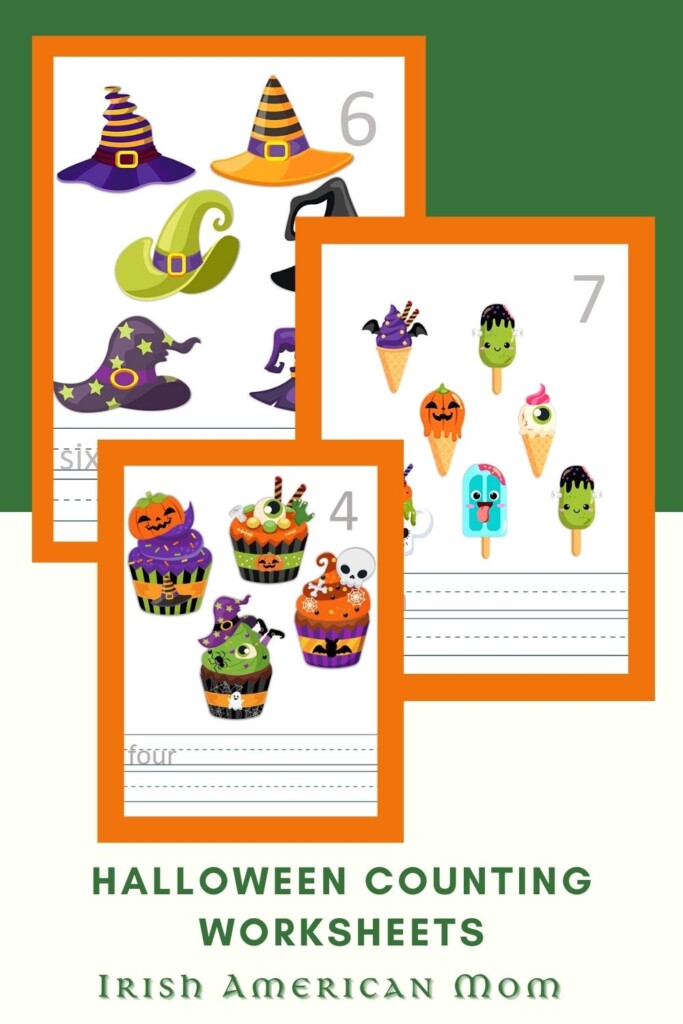 Halloween Counting Sheets For Spooky Learning Fun