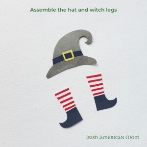 Paper Witch Halloween Craft For Kids