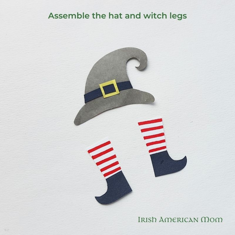 Paper Witch Halloween Craft For Kids