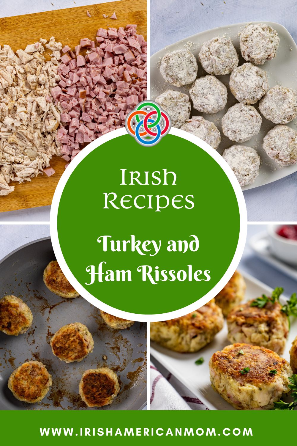 Leftover Turkey and Ham Rissoles