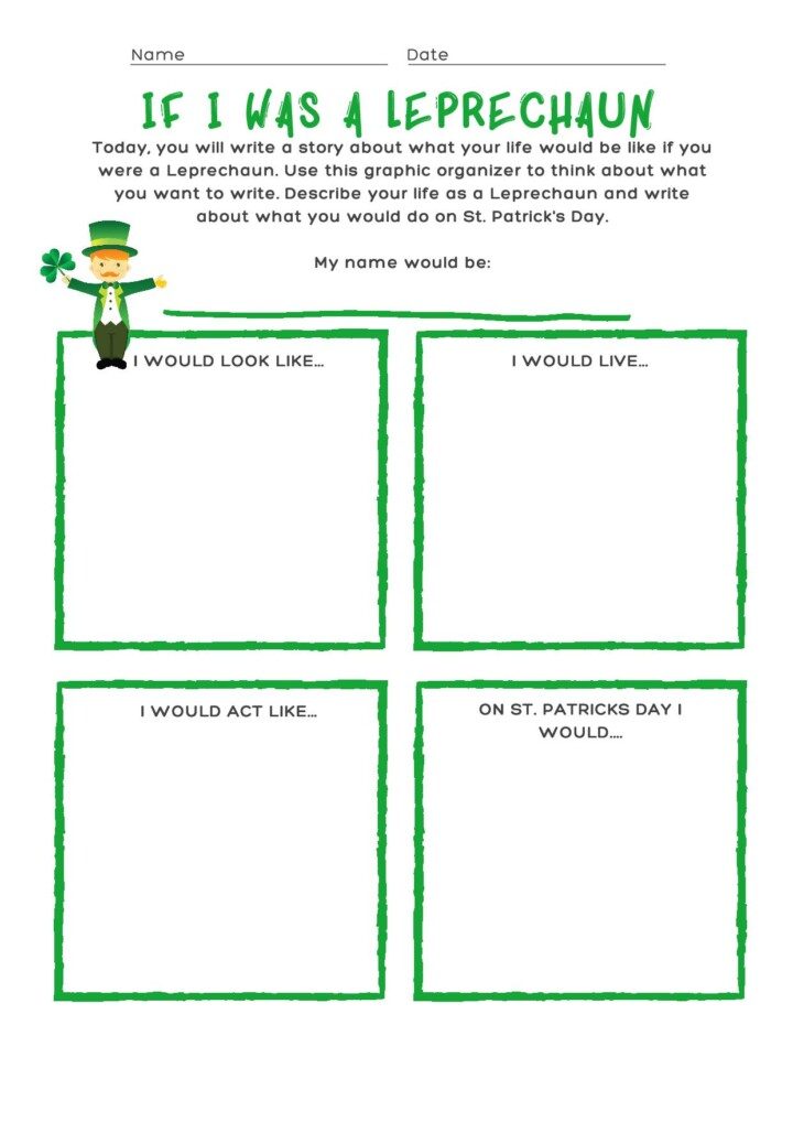 If I Was A Leprechaun Writing Pack For Kids