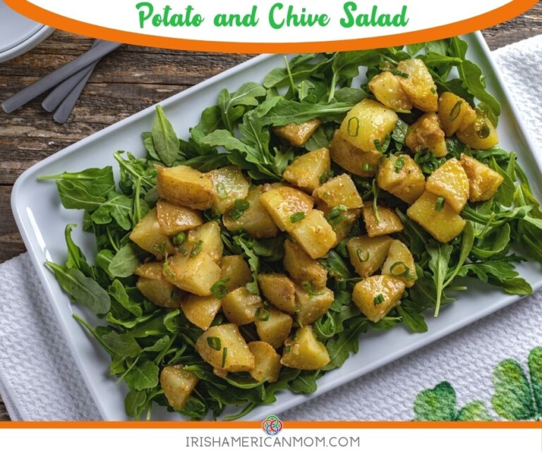 Potato and Chive Salad | Irish American Mom