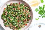 Tabbouleh Salad With Bulgur Wheat and Parsley