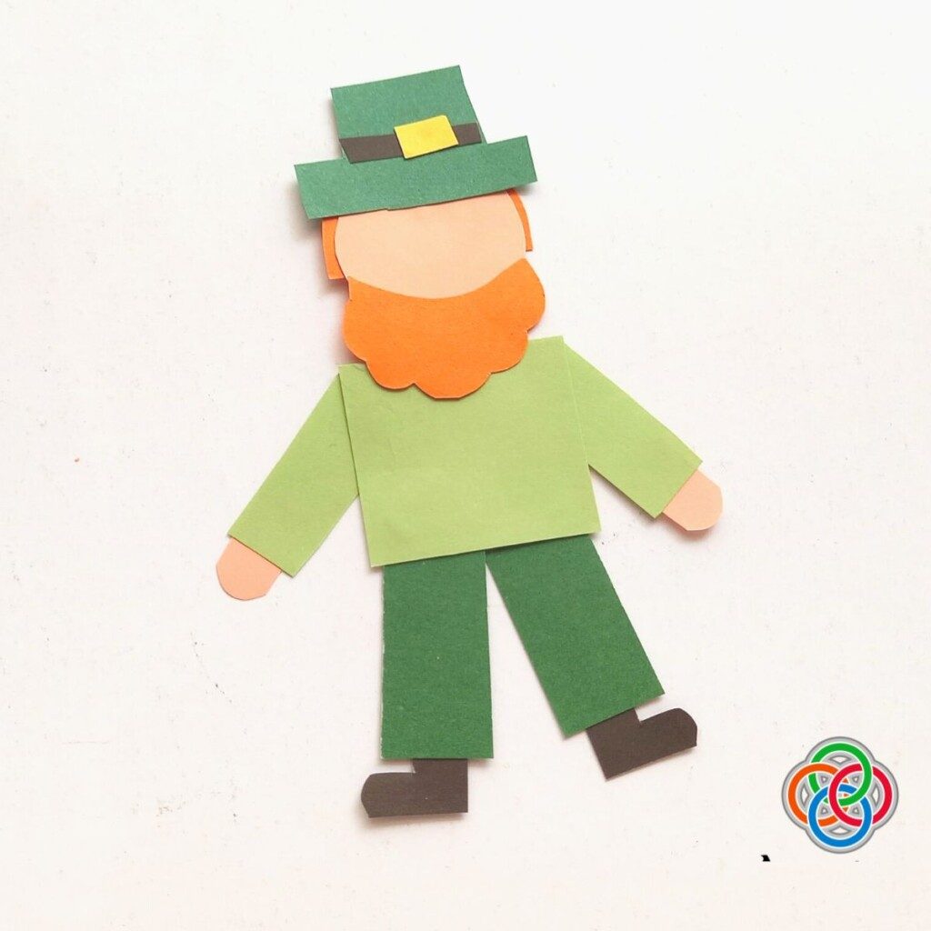 Leprechaun Pop-up Card Craft With Template