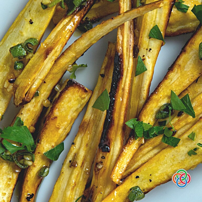 Healthy Honey Roasted Parsnips Recipe | Irish American Mom