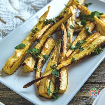 Healthy Honey Roasted Parsnips Recipe | Irish American Mom