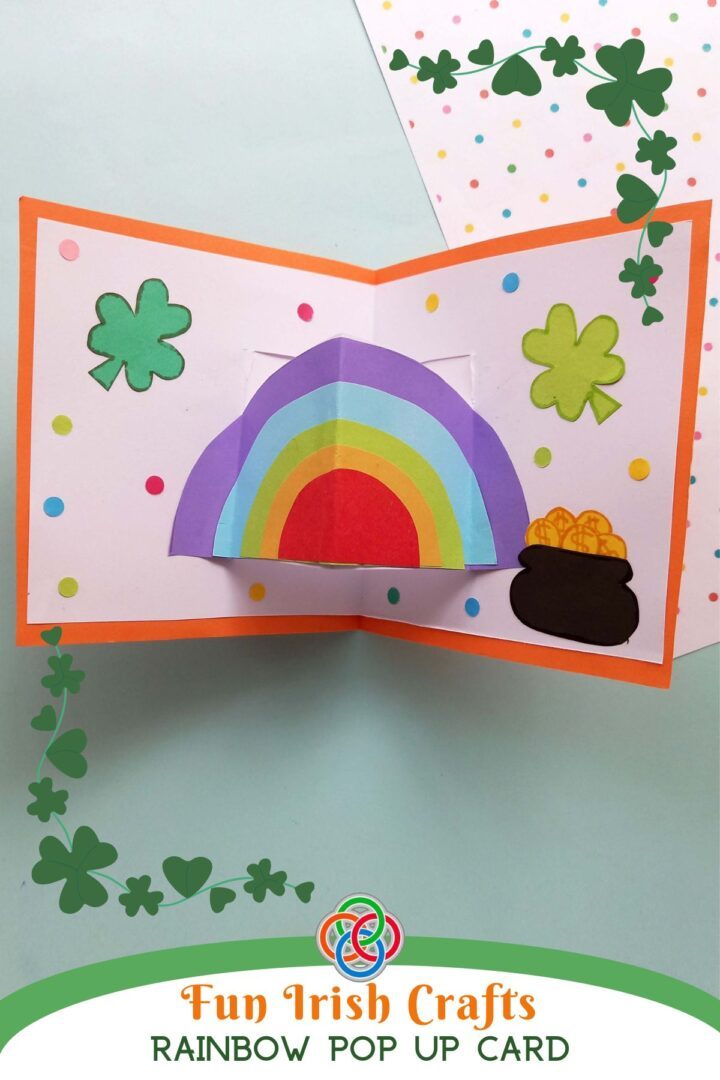 Saint Patrick’s Day Pop Up Rainbow Card Craft