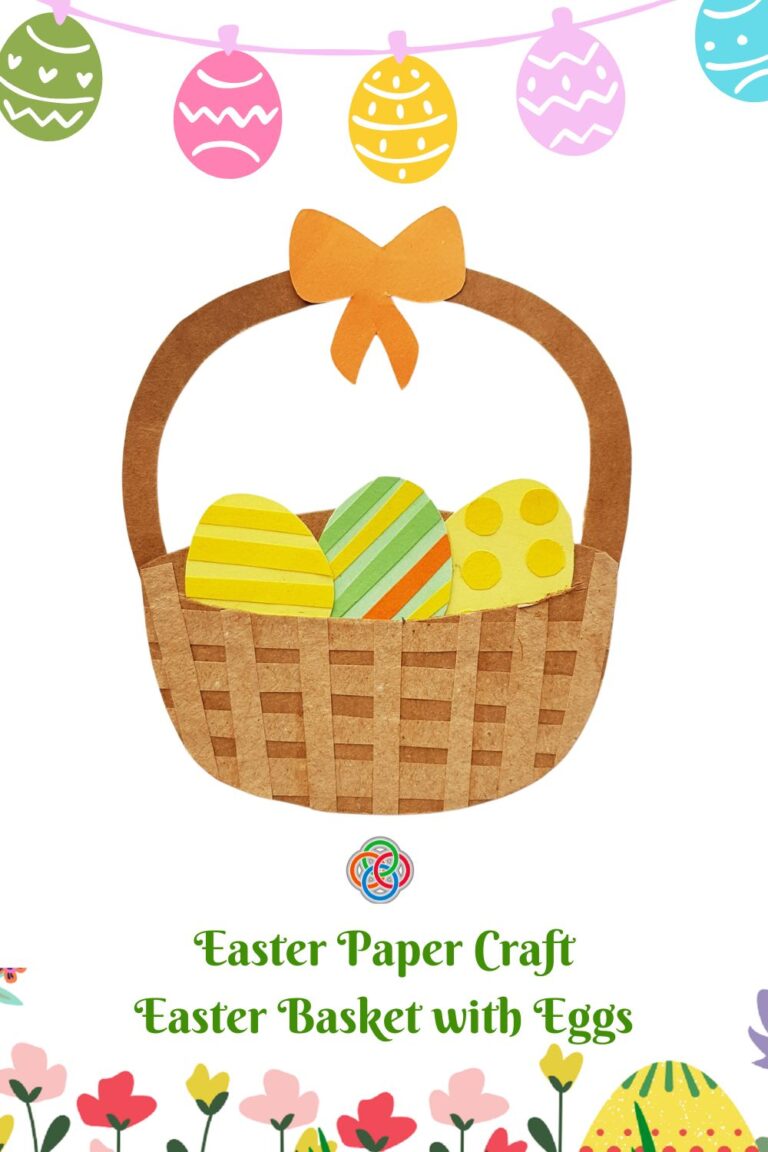 Paper Easter Basket Craft With Free Template